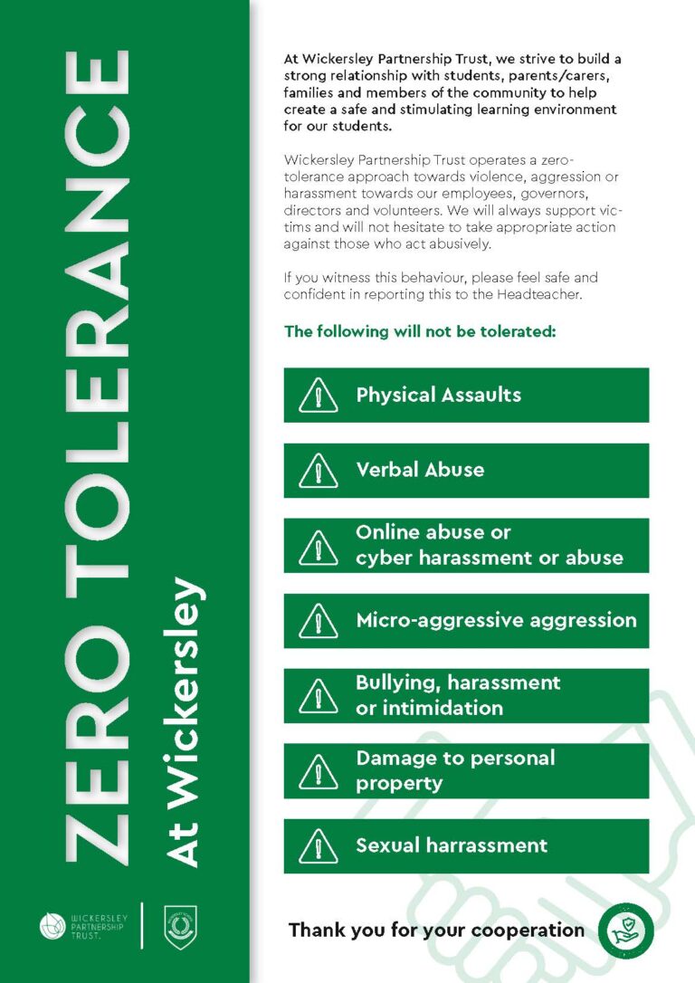 Zero Tolerance – Wickersley School and Sports College